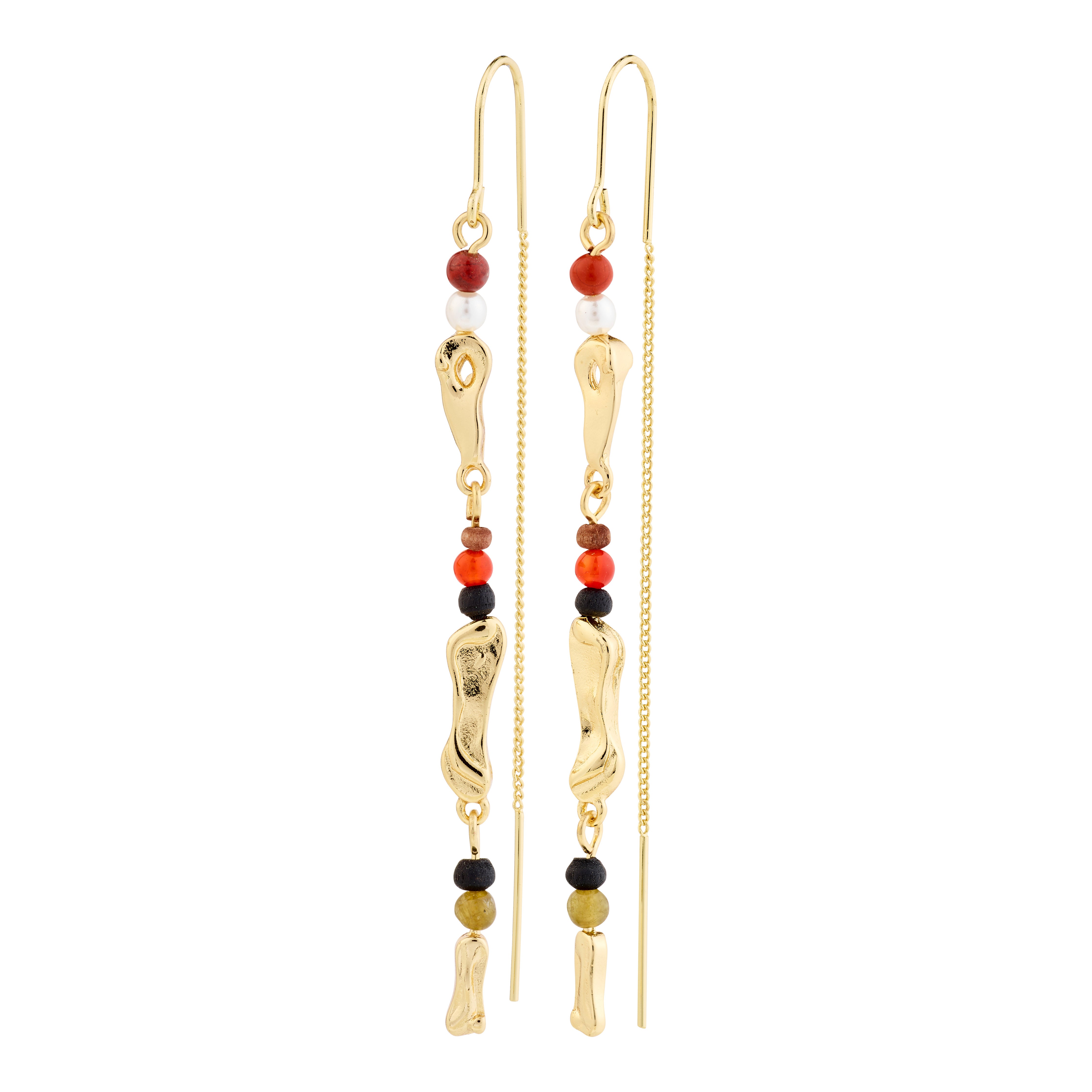 DAWN chain earrings gold-plated – Pilgrim